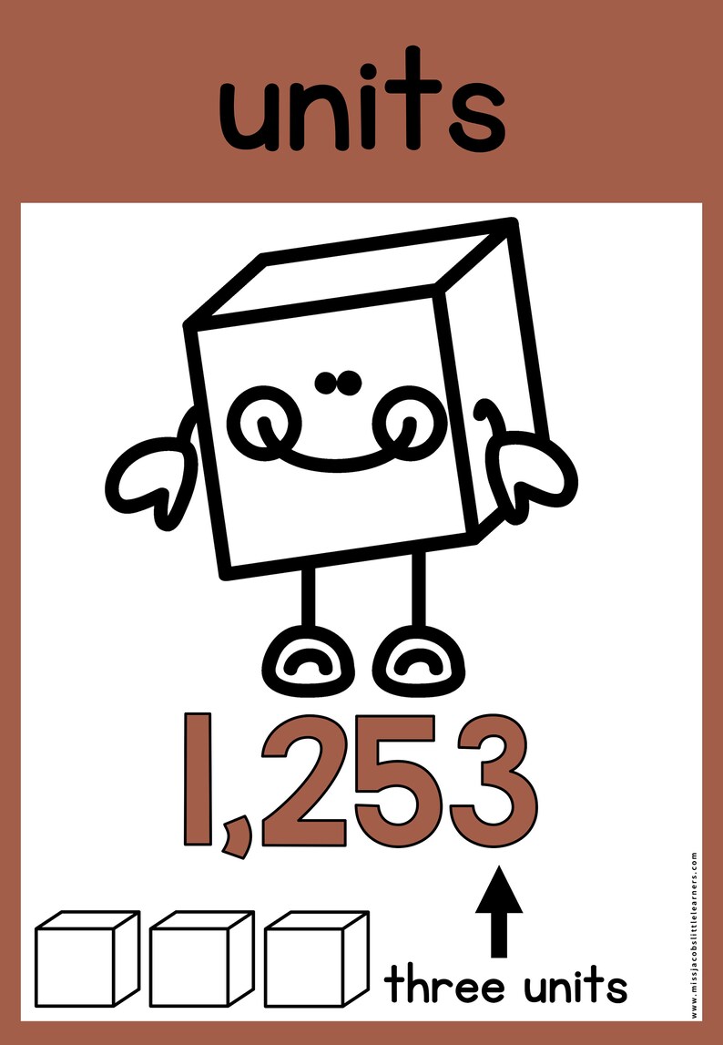 DESERT NEUTRAL Place Value Posters Boho Vibes Classroom | Etsy