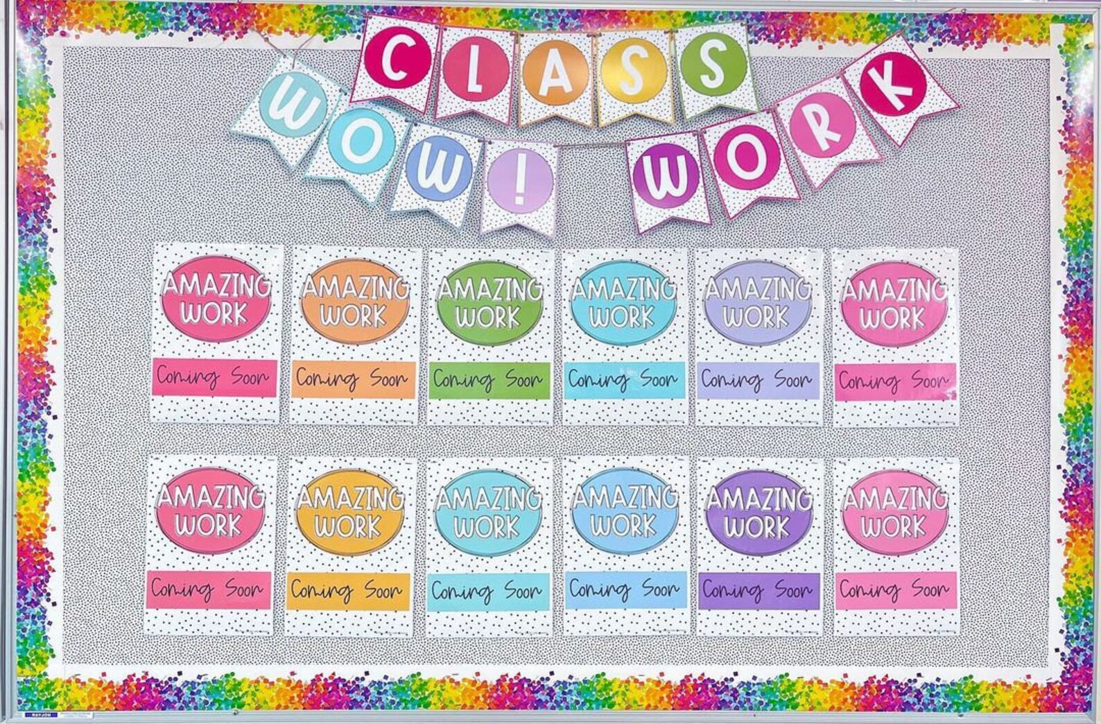 Amazing Work Coming Soon Poster SPOTTY BRIGHTS - Etsy