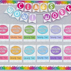 Amazing Work Coming Soon Poster | SPOTTY BRIGHTS - Etsy