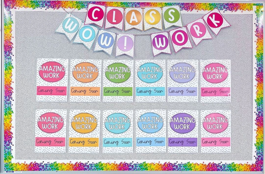 Amazing Work Coming Soon Poster | SPOTTY BRIGHTS - Etsy
