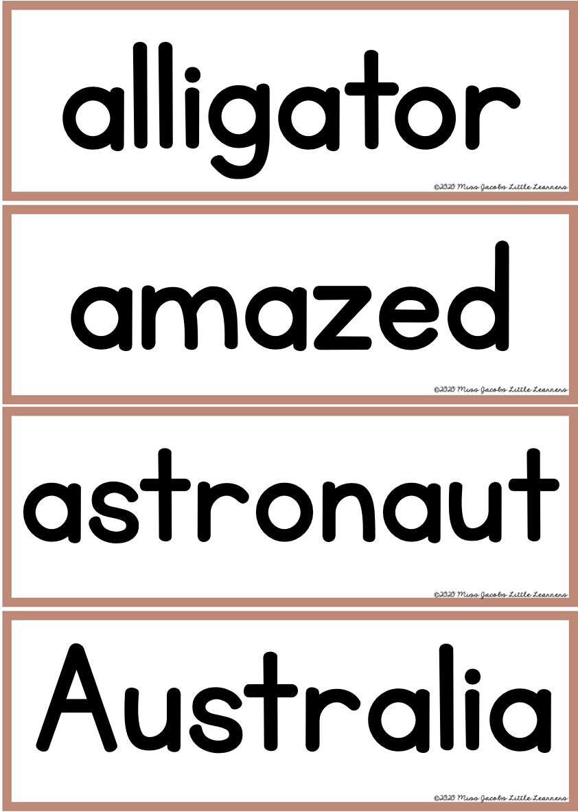 BOHO RAINBOW Word Wall Editable Neutral Rainbow Classroom | Etsy Australia