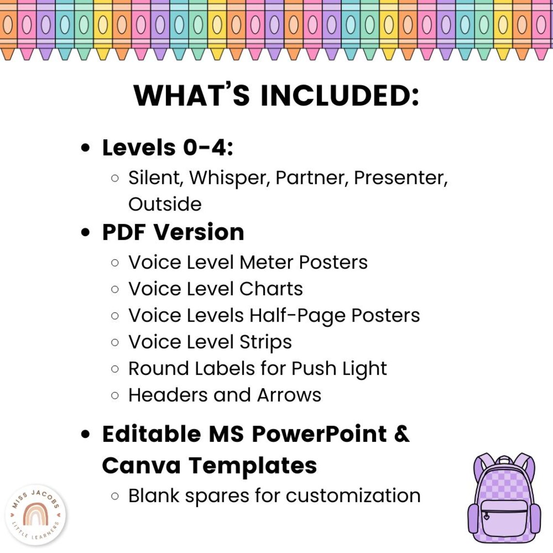 Cutesy Voice Levels Chart, Printable Classroom Voice Level Meter ...