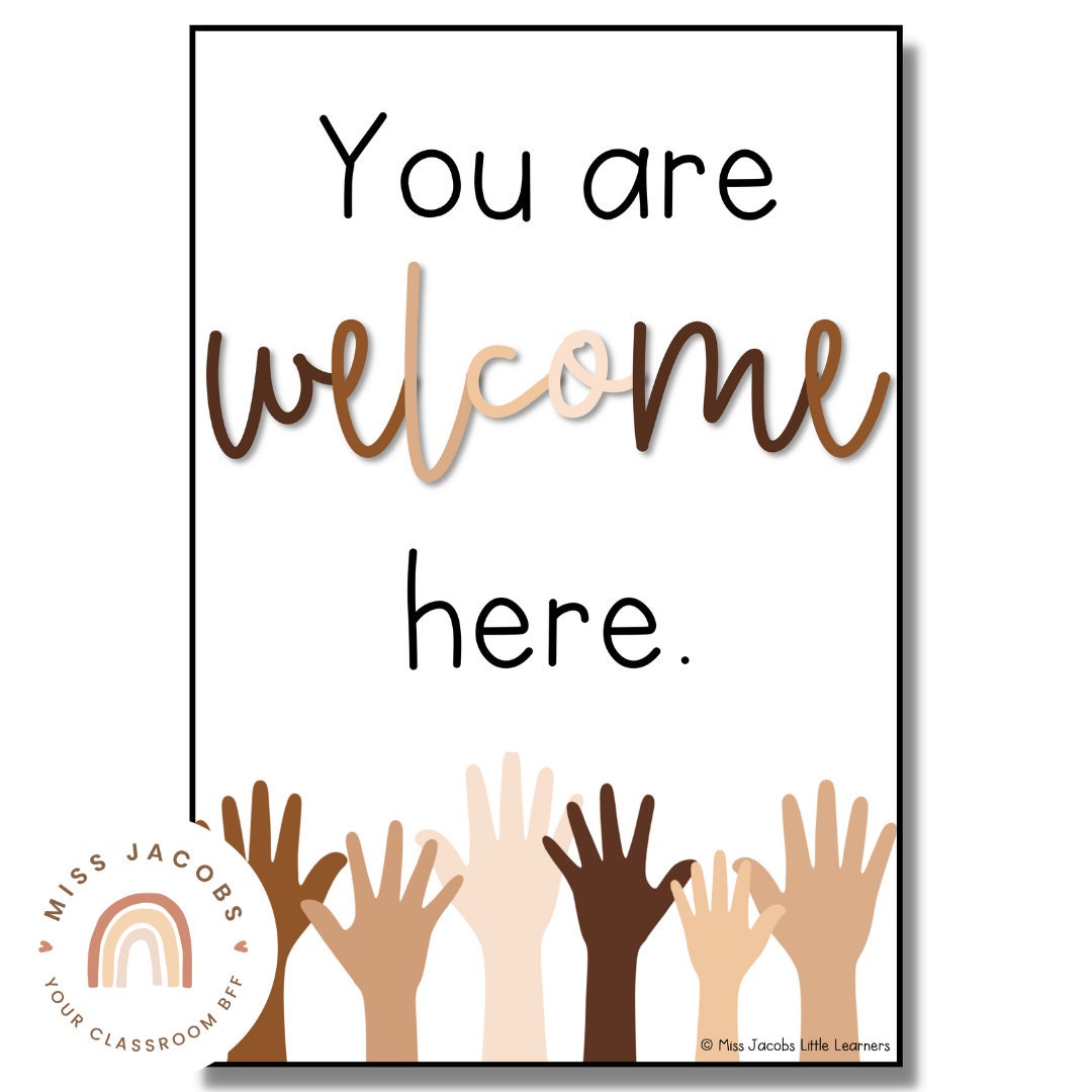 Everyone Belongs Bulletin Board Diversity Display Neutral - Etsy UK