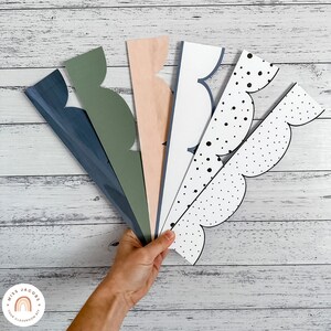 Bulletin Board Borders | Boho Plants Calm Classroom Decor | Printable ...