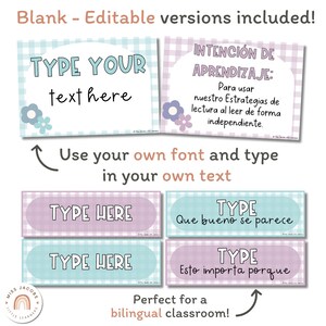 Learning Intentions & Success Criteria Posters | WALT and WALF | Daisy ...