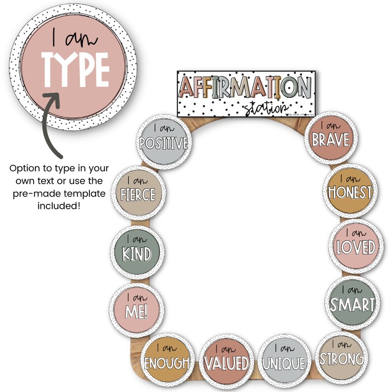 SPOTTY BOHO Classroom Decor Bundle Boho Classroom - Etsy