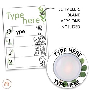 Botanical Voice Noise Level Display | EDITABLE Classroom Teacher ...