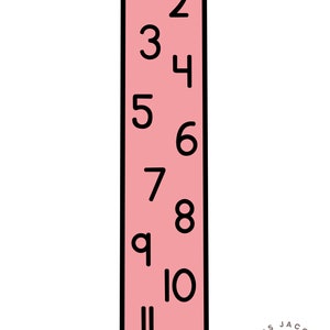 MODERN RAINBOW Skip Counting Large Number Display | Calm Colors ...