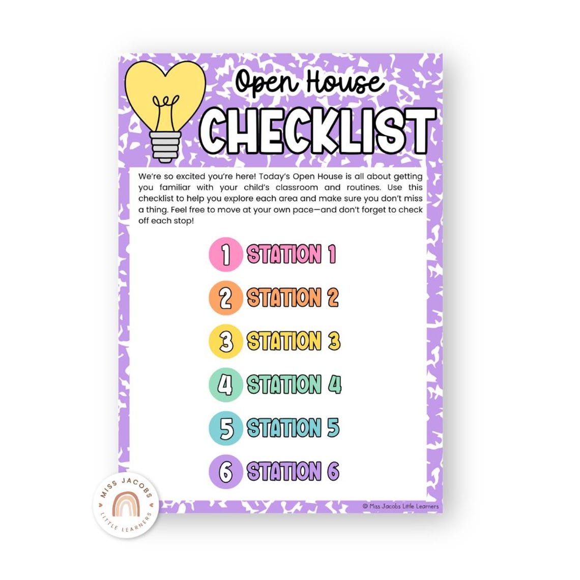Cutesy Open House Forms Bundle, Editable Meet the Teacher Night Parent ...
