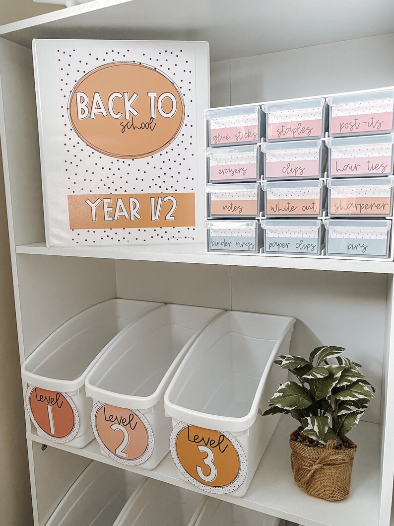 SPOTTY BOHO Classroom Decor Bundle Boho Classroom - Etsy