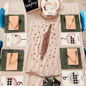 BOHO RAINBOW Number Posters | Ten Frames | Neutral Rainbow Math ...