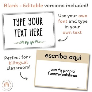 Parts of Speech Posters, Modern Botanical Grammar Anchor Charts ...