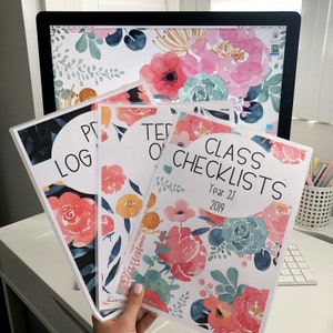 Teacher Binder Cover Pages Bundle | Editable | Set 1 - Etsy