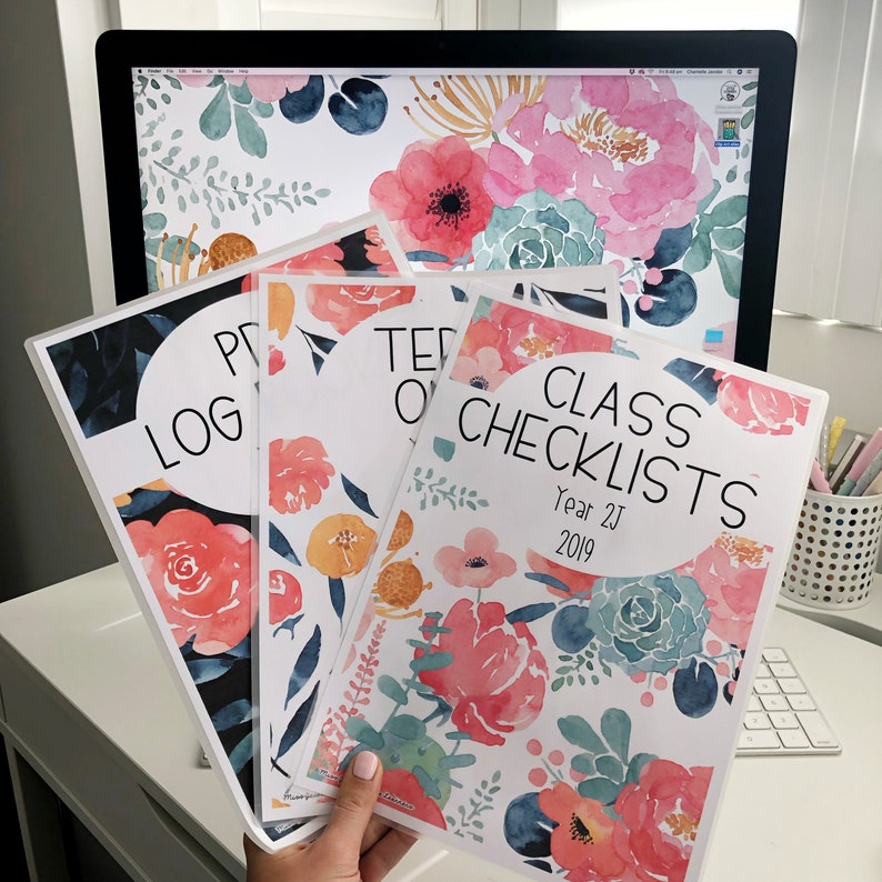 Teacher Binder Cover Pages Bundle Editable Set 1 - Etsy