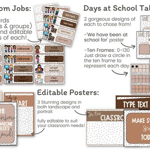 SPOTTY NEUTRALS Classroom Decor Bundle | B+W Neutrals | Ombré and ...