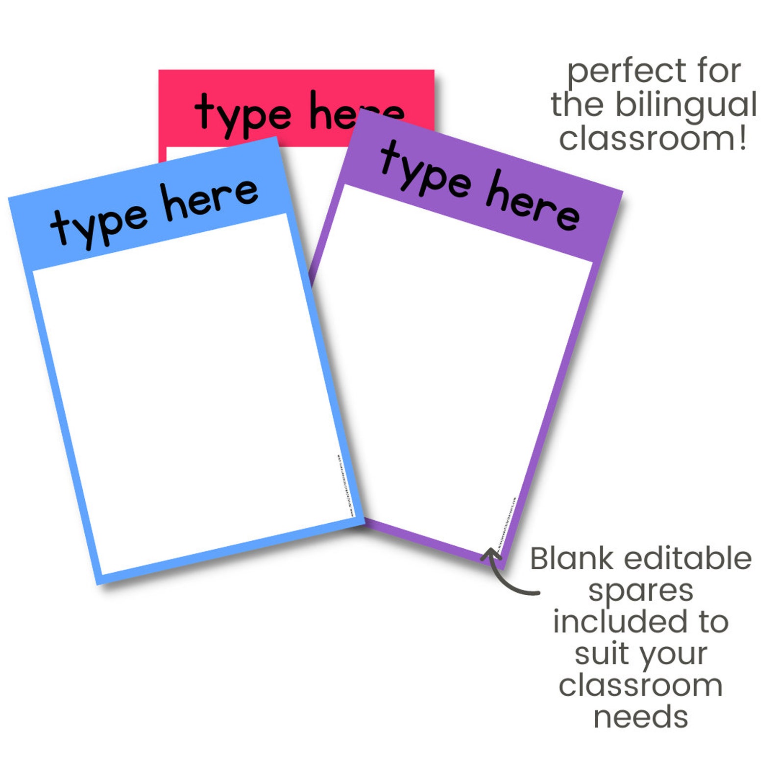 Place Value Display Posters RAINBOW BRIGHTS - Etsy