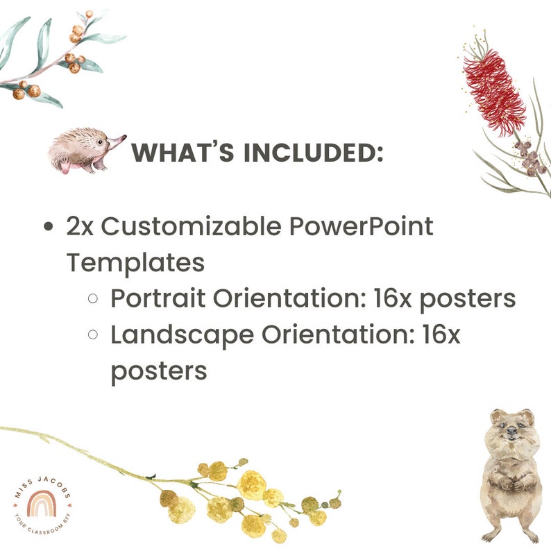 Editable Classroom Posters | Australiana Classroom Decor | Australian ...