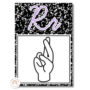 Cutesy ASL Alphabet Posters, Printable American Sign Language Classroom ...
