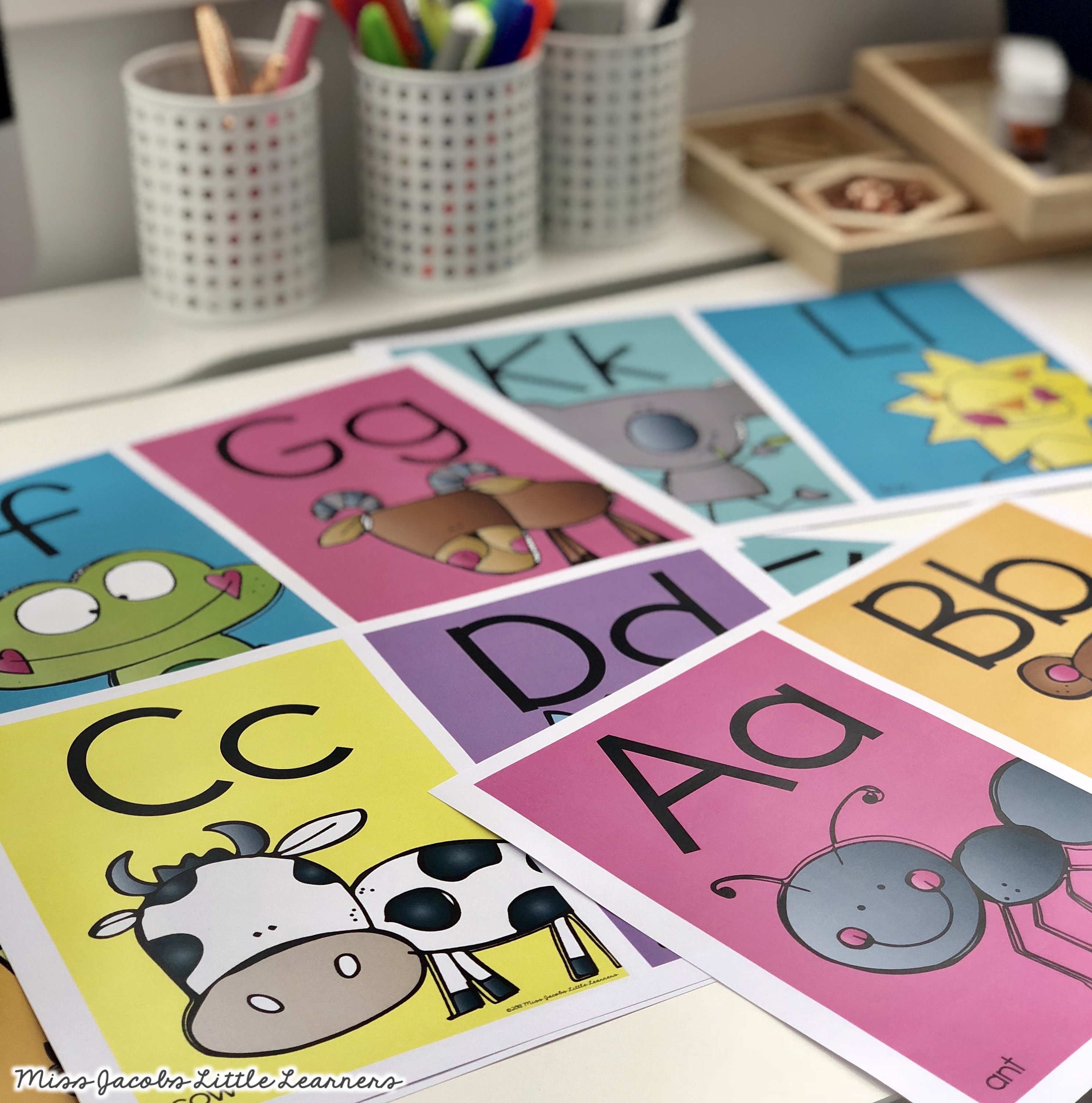 TROPICAL Alphabet Posters | Tropical Classroom Decor - Etsy