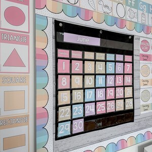 Bulletin Board Borders | Spotty Pastels Classroom Decor | Printable ...