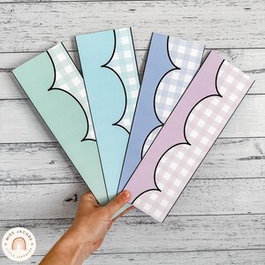 Bulletin Board Borders | Daisy Gingham Pastels Classroom Decor ...