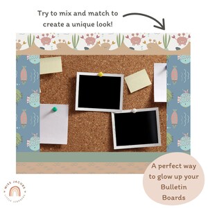 Bulletin Board Borders | Cute Sea Life Classroom Decor | Printable ...