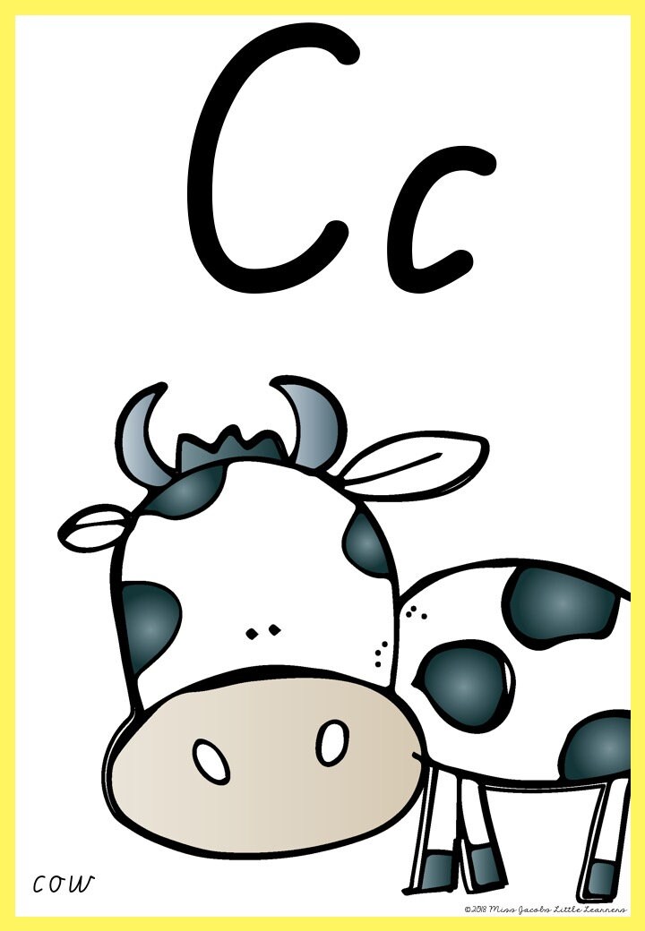 TROPICAL Alphabet Posters Tropical Classroom Decor - Etsy