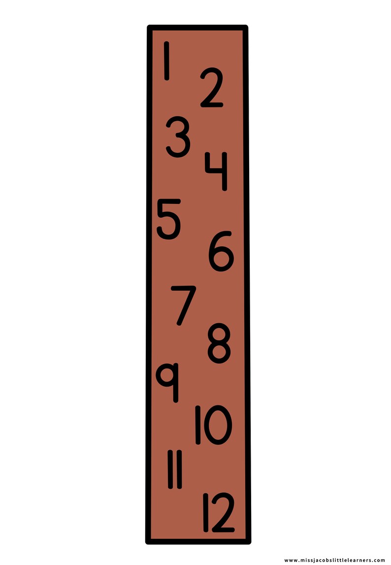 DESERT NEUTRAL Skip Counting Large Number Display Boho Vibes | Etsy