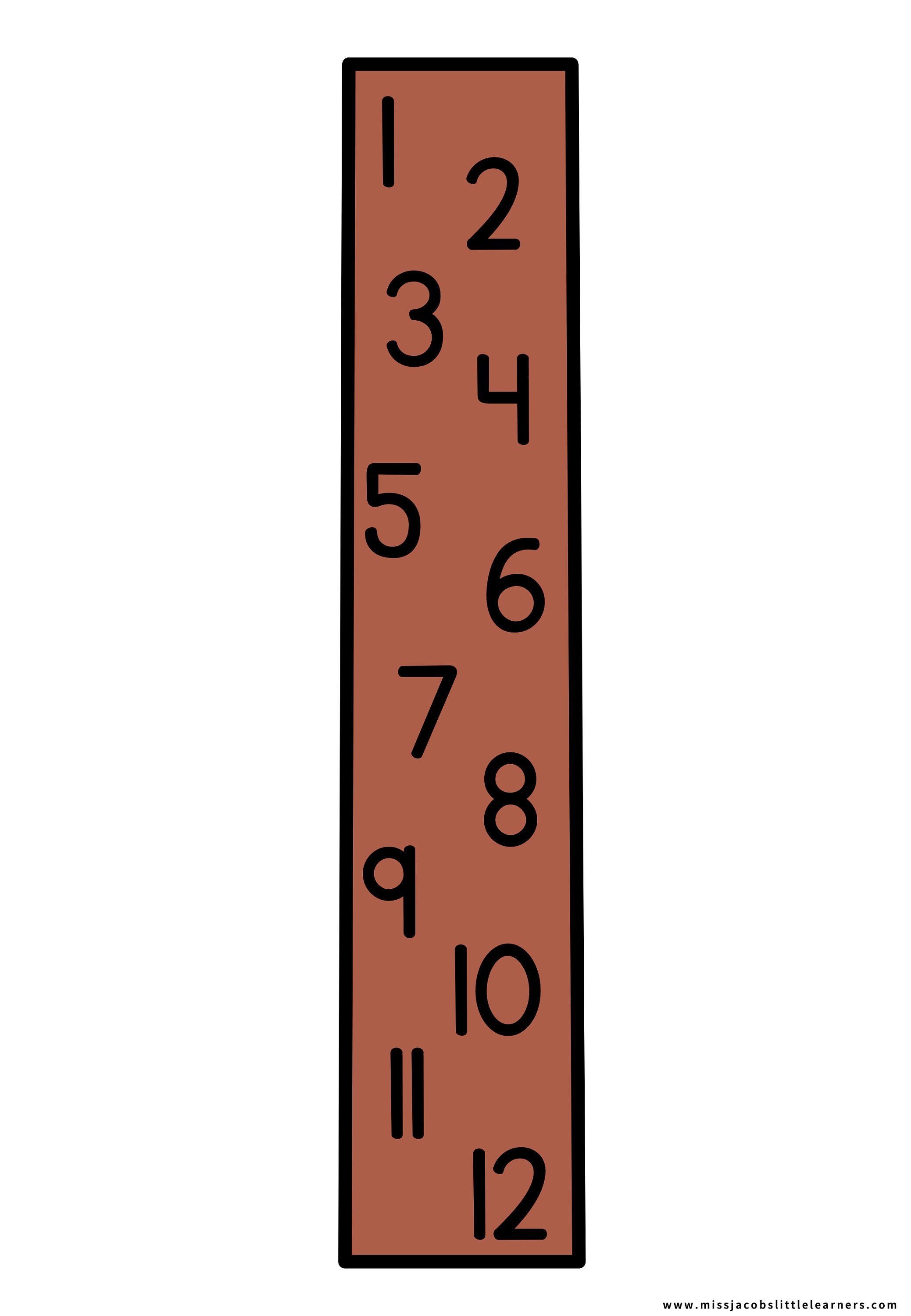 DESERT NEUTRAL Skip Counting Large Number Display Boho Vibes - Etsy