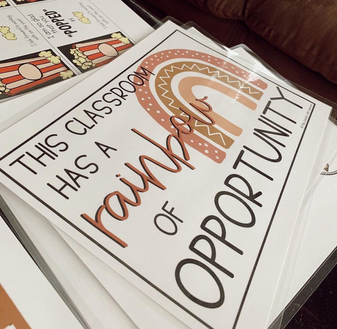 BOHO RAINBOW Classroom Door Display Editable Neutral - Etsy