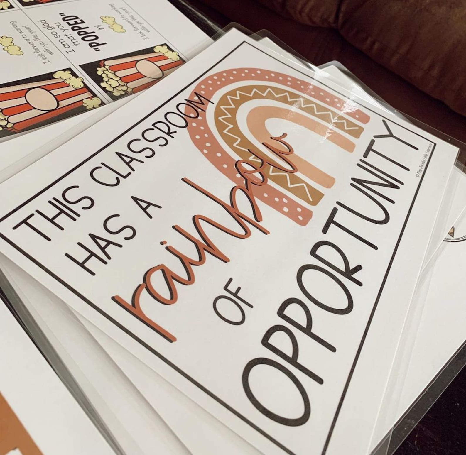 BOHO RAINBOW Classroom Door Display Editable Neutral - Etsy