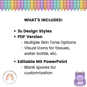 Cutesy Hand Signals Posters, Printable and Editable Classroom Decor ...