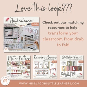 Modern Growth Mindset Display | Australiana Classroom Decor ...