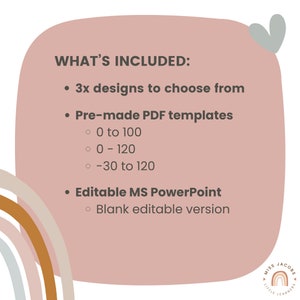 BOHO NEUTRAL Classroom Number Line Display With Negatives | Neutral ...