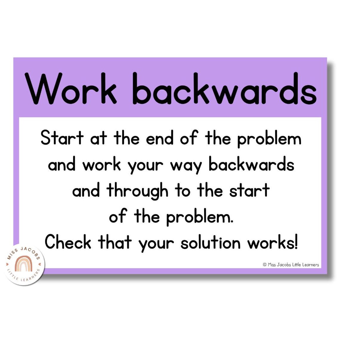 CUTESY Math Posters Bundle Set of 18 Numeracy Educational Posters ...