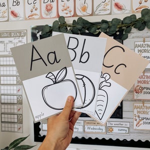 AUSTRALIANA Alphabet Posters | Flora and Fauna Classroom Decor - Etsy