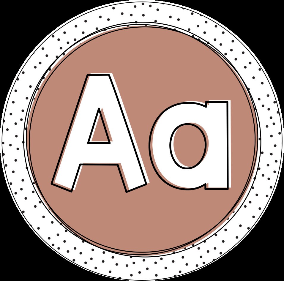 Alphabet Word Wall | SPOTTY BOHO | Editable - Etsy