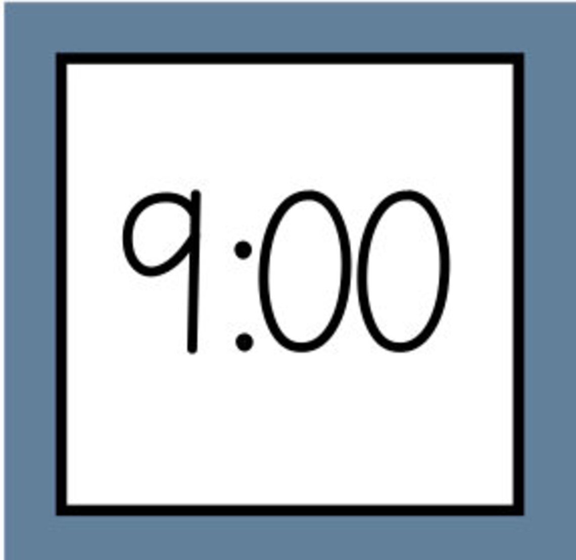 MODERN RAINBOW Visual Timetable Editable Calm Colors | Etsy