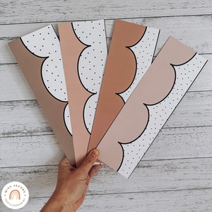 Bulletin Board Borders | Spotty Neutrals Classroom Decor | Printable ...