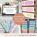 Daisy Gingham Pastels Classroom Decor Bundle | Muted Rainbow Theme ...