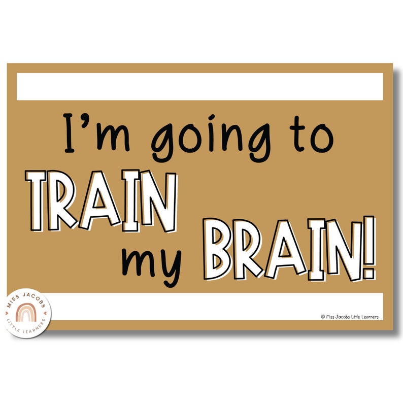 Modern Growth Mindset Display | Simple Boho Classroom Decor | Editable ...