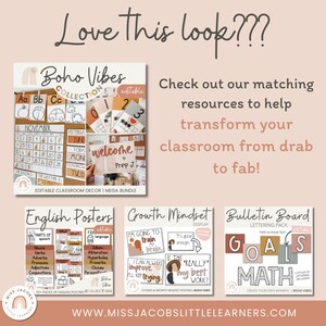 DESERT NEUTRAL Math Posters Bundle | Boho Color Palette | Neutral ...