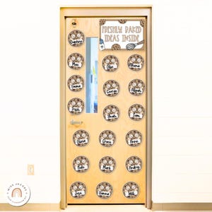 Cookie Door Display for Classroom, Editable and Printable Welcome ...