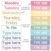 Teacher Trolley Labels 10 Drawer Cart Labels PASTELS EDITABLE - Etsy
