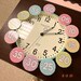 Clock Numbers SPOTTY PASTELS - Etsy