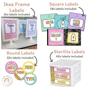 Cutesy Classroom Labels, Editable Student Names and Supplies, Bilingual ...