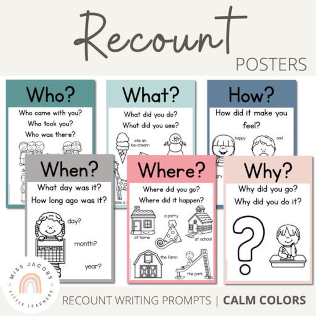 CALM COLORS Recount Posters | English Posters | Modern Rainbow ...