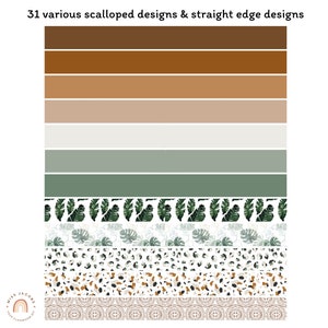 Bulletin Board Borders Modern Jungle Classroom Decor - Etsy