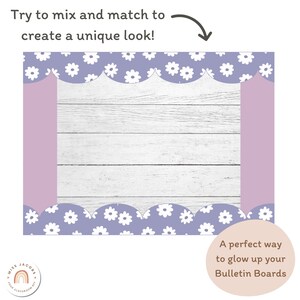 Bulletin Board Borders | Daisy Gingham Pastels Classroom Decor ...