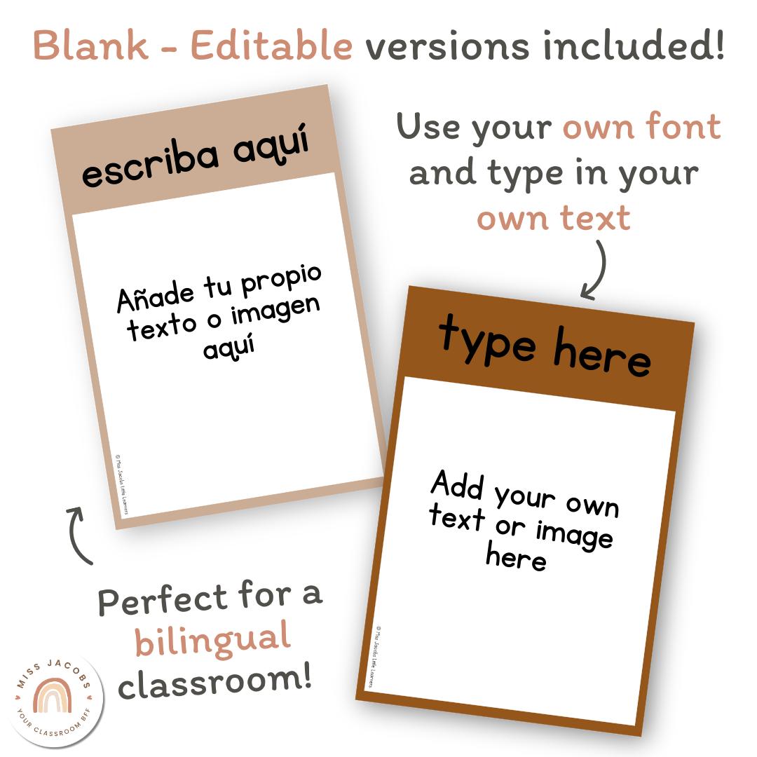 Earthy Place Value Posters Modern Jungle Theme, Printable Place Value ...